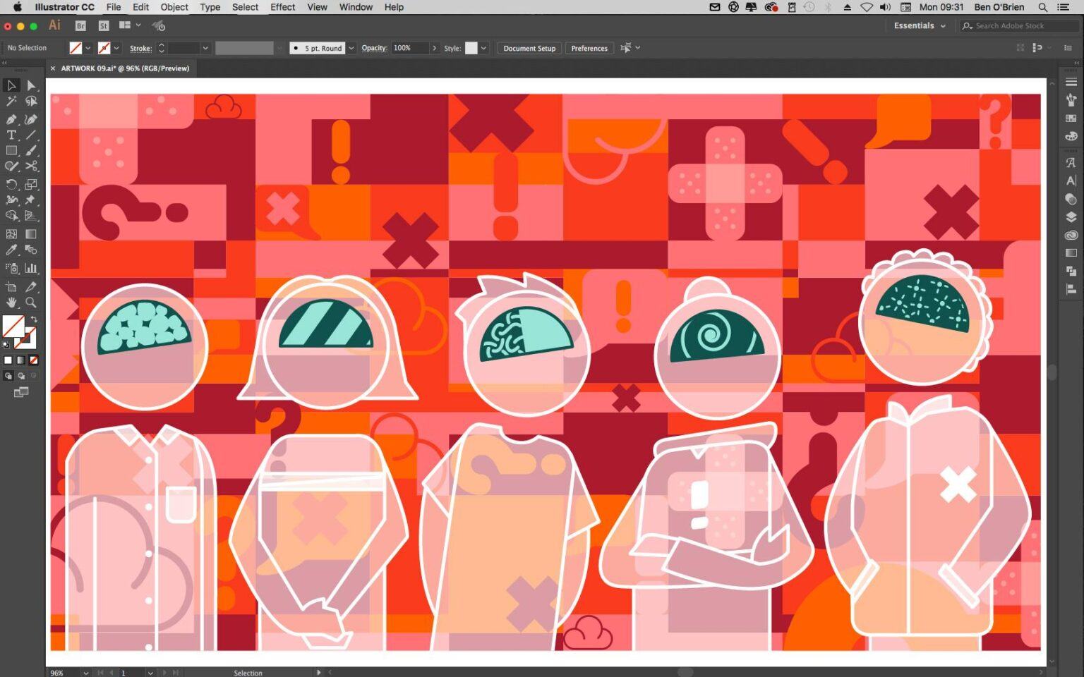 Cách Sử Dụng Công Cụ Puppet Warp Trong Illustrator - GenZ Academy