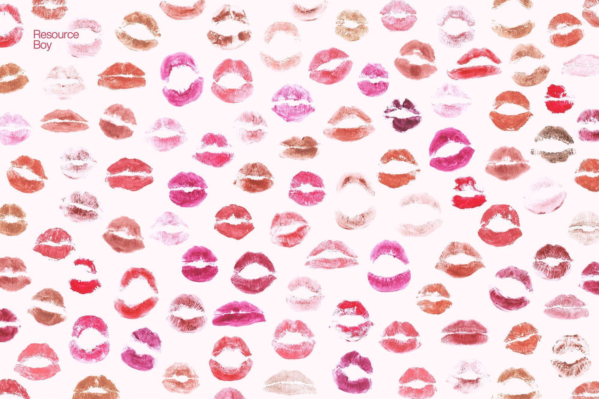 100+ Lip Print Textures - GenZ Academy