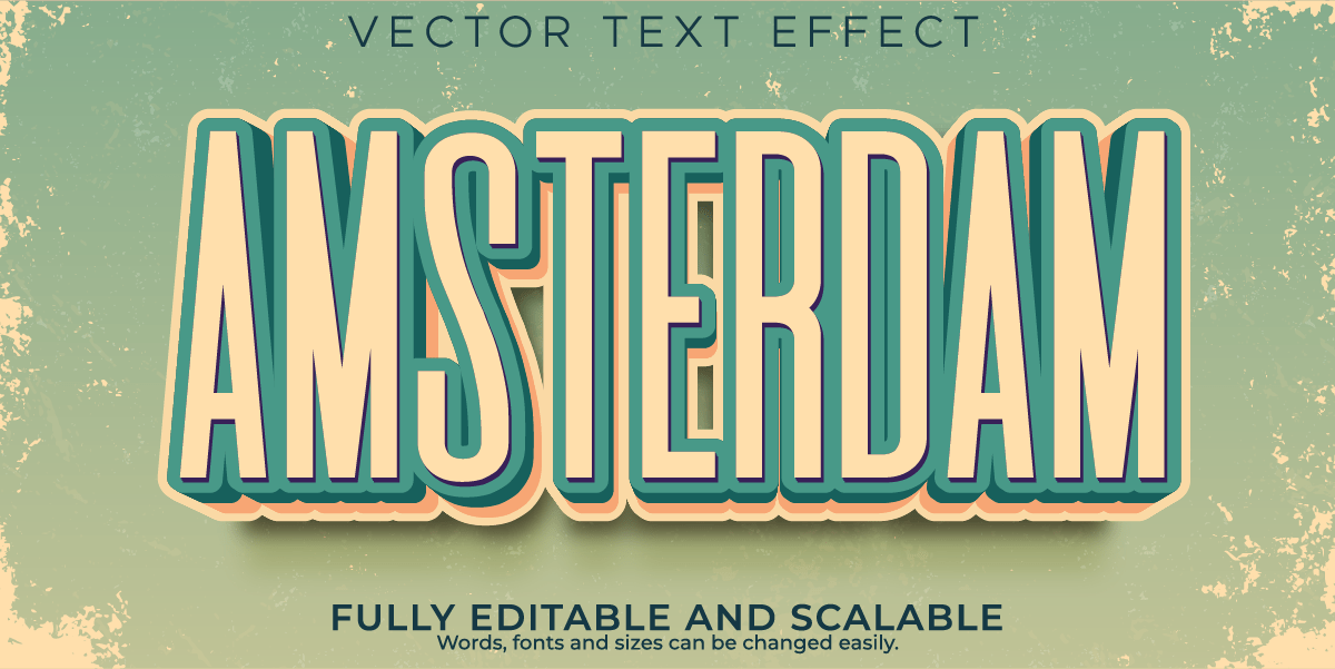 Text Effect - Retro - Font - Genz Academy - GenZ Academy