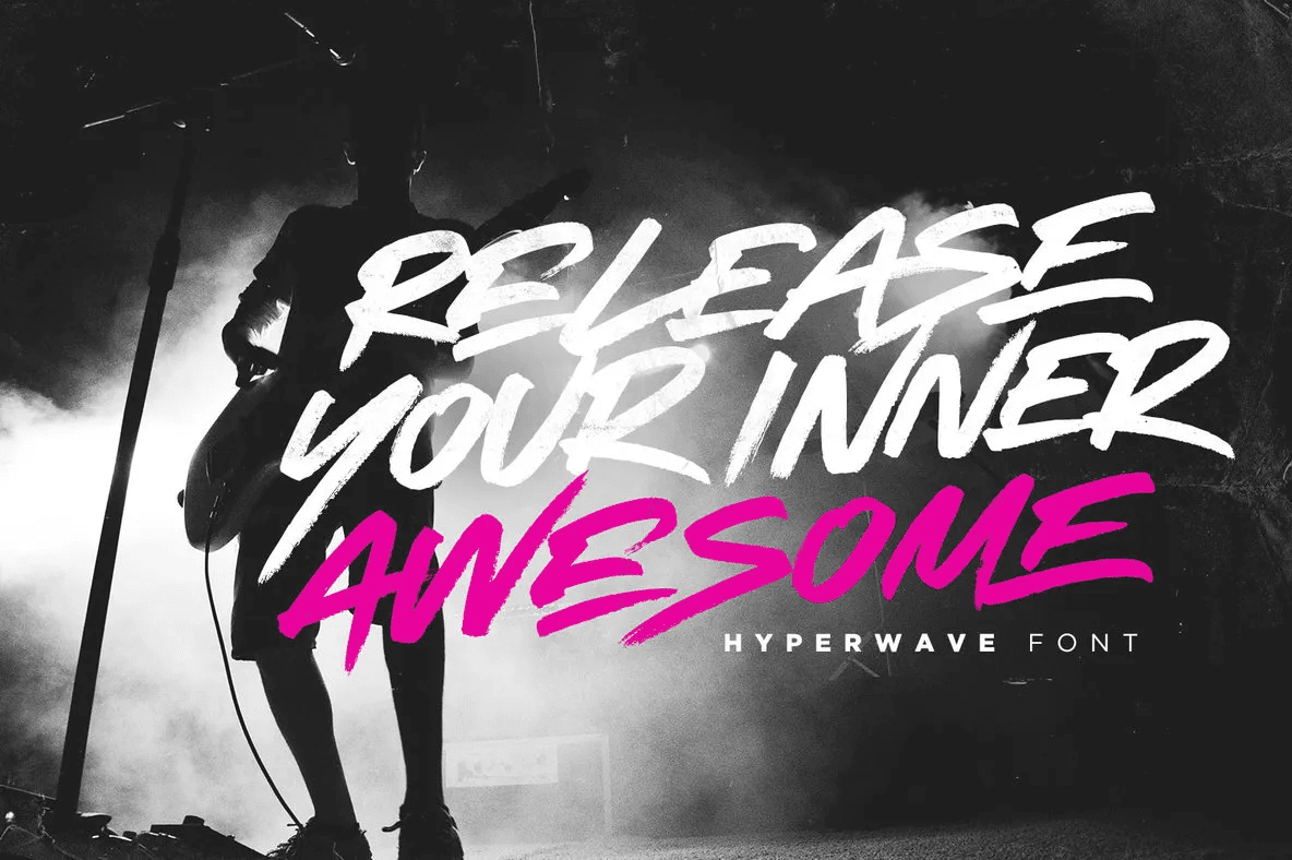 HYPERWAVE Font - GenZ Academy