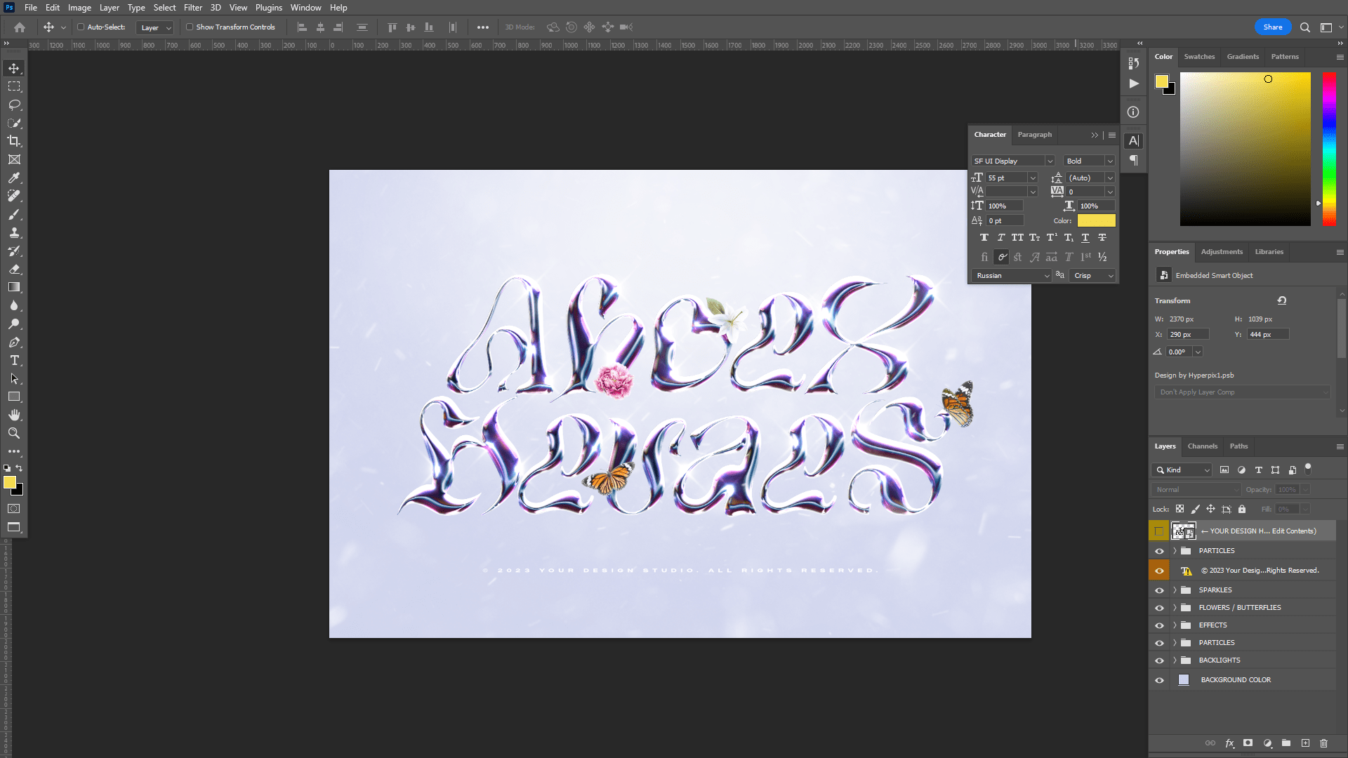 Chrome Text Effect Vol.23 - GenZ Academy