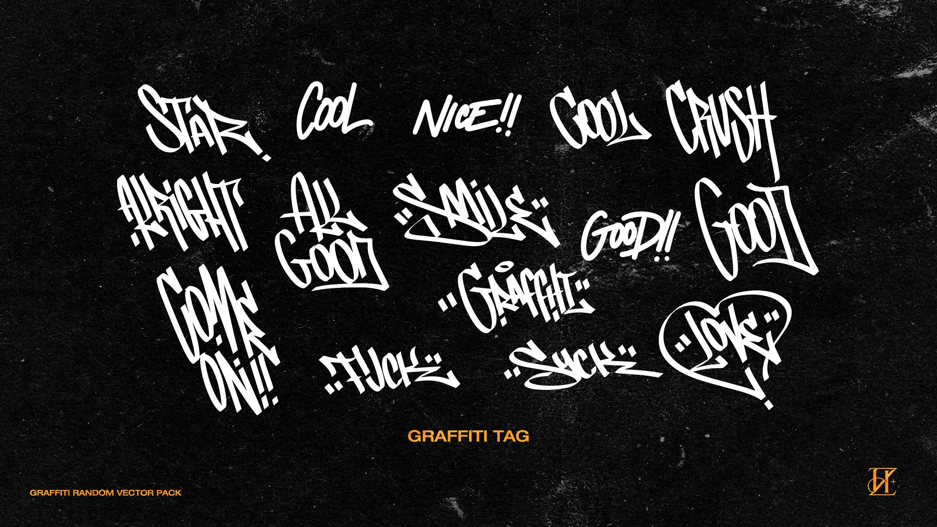 Graffiti Random Vector Pack - GenZ Academy