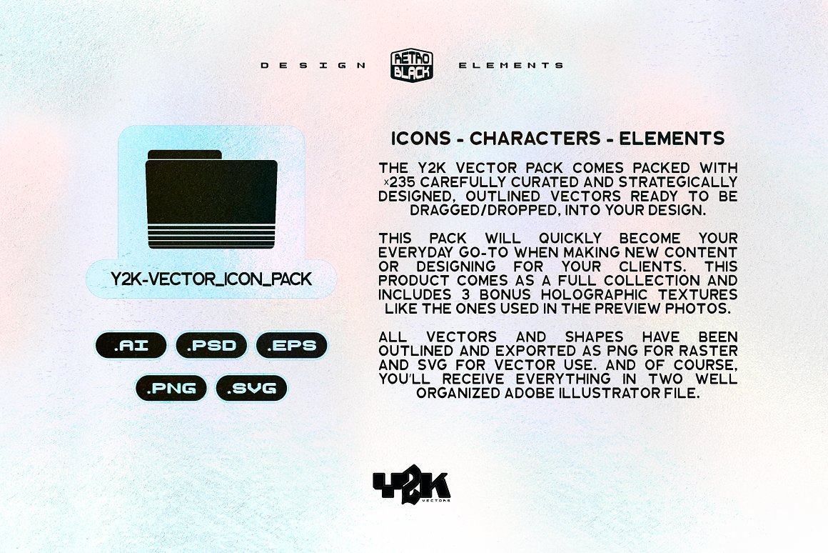 235 Y2K Shapes, Icons and Elements - GenZ Academy