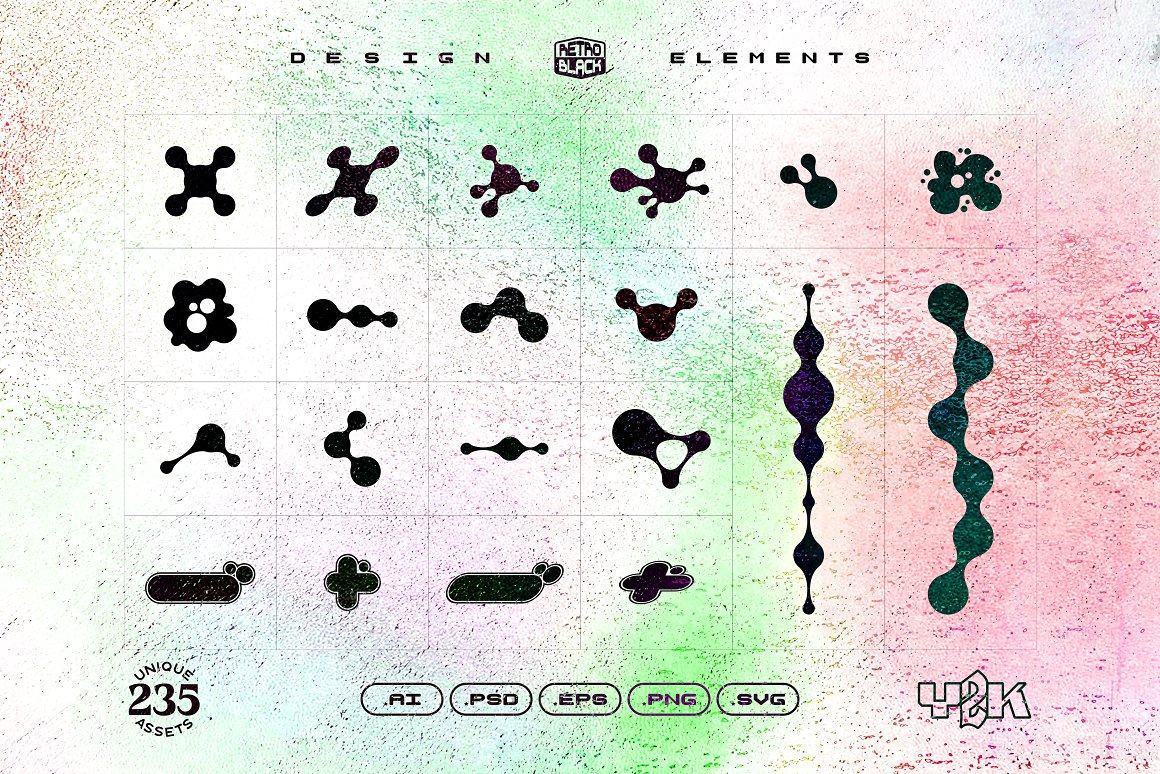235 Y2K Shapes, Icons and Elements - GenZ Academy
