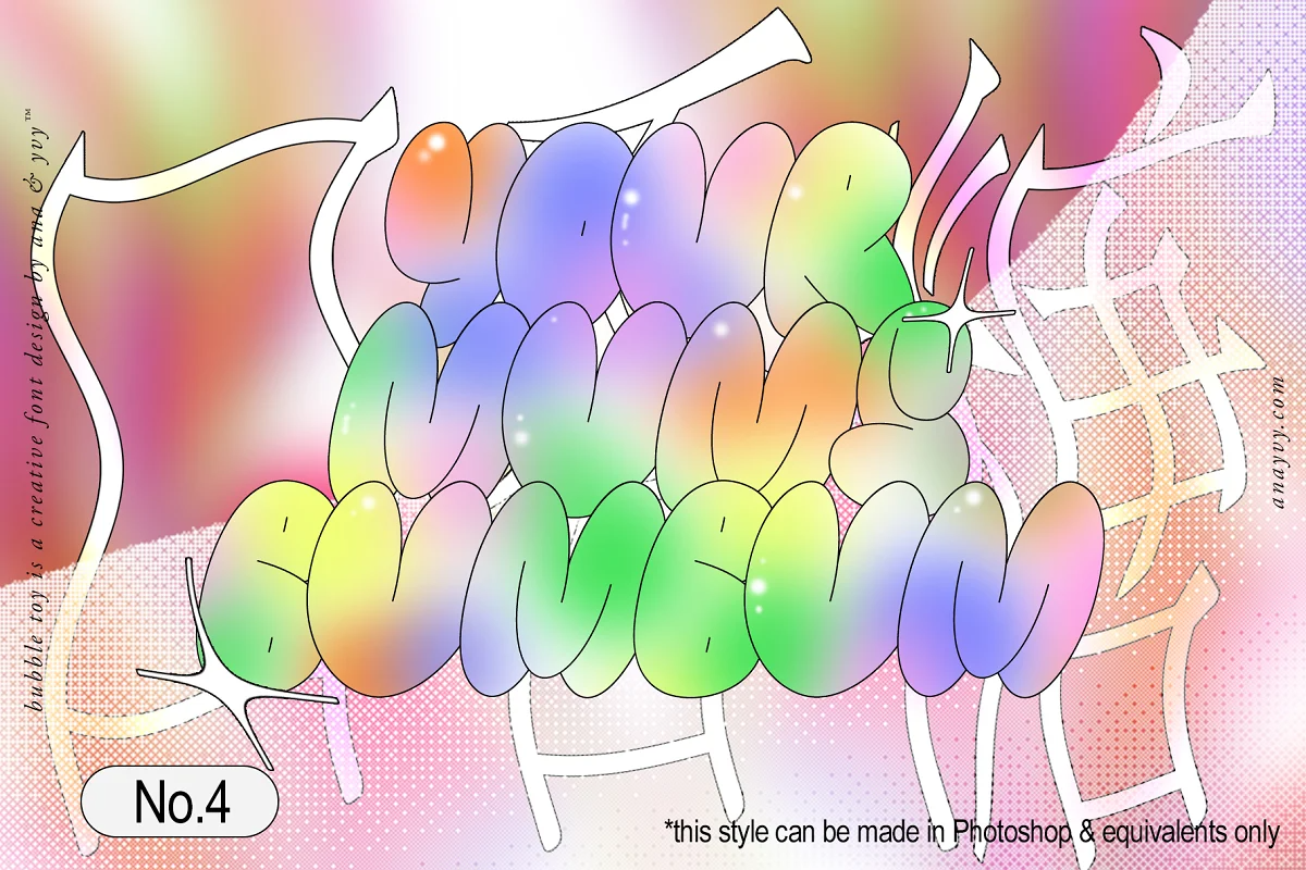 Bubble Toy Font | 2000s Retro Graffiti - GenZ Academy