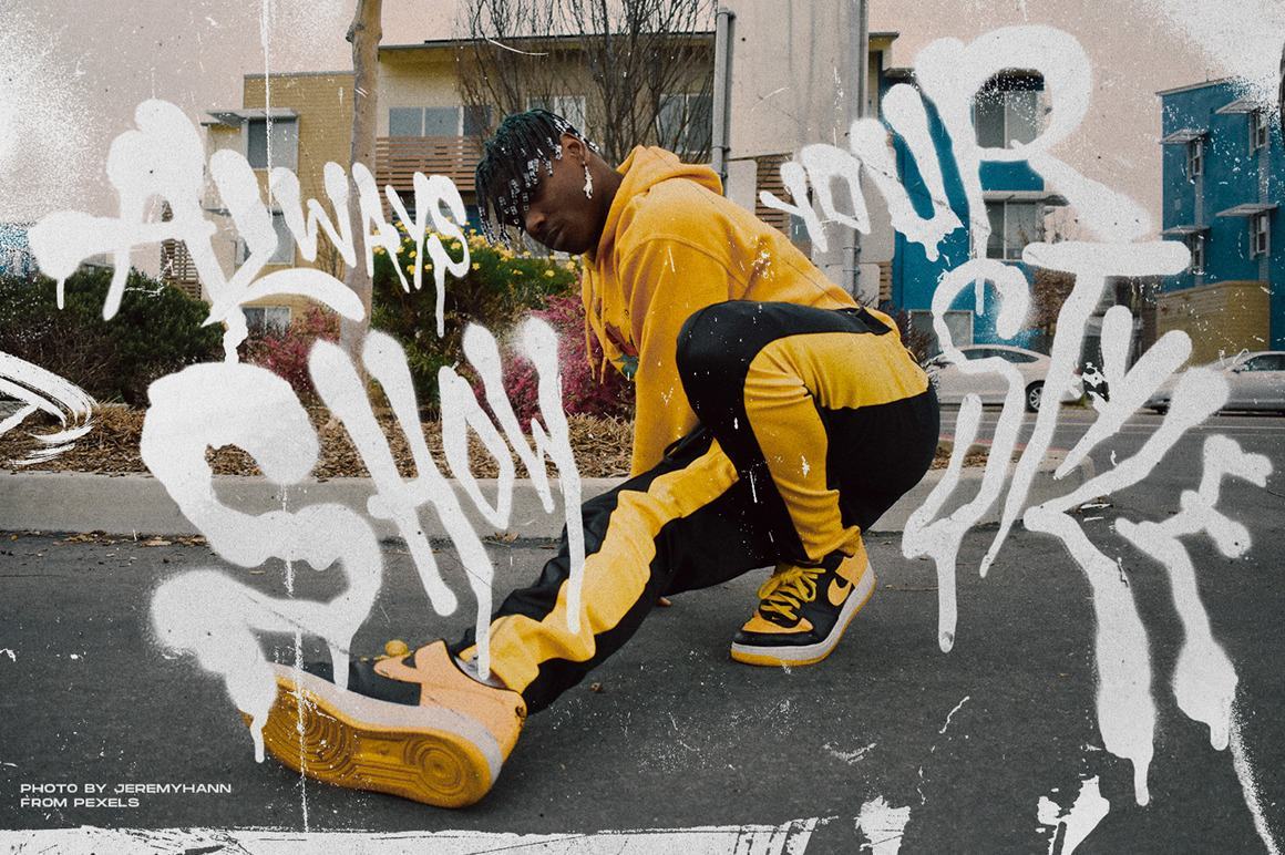 85 Graffiti textures + 35 Procreate Brushes - GenZ Academy