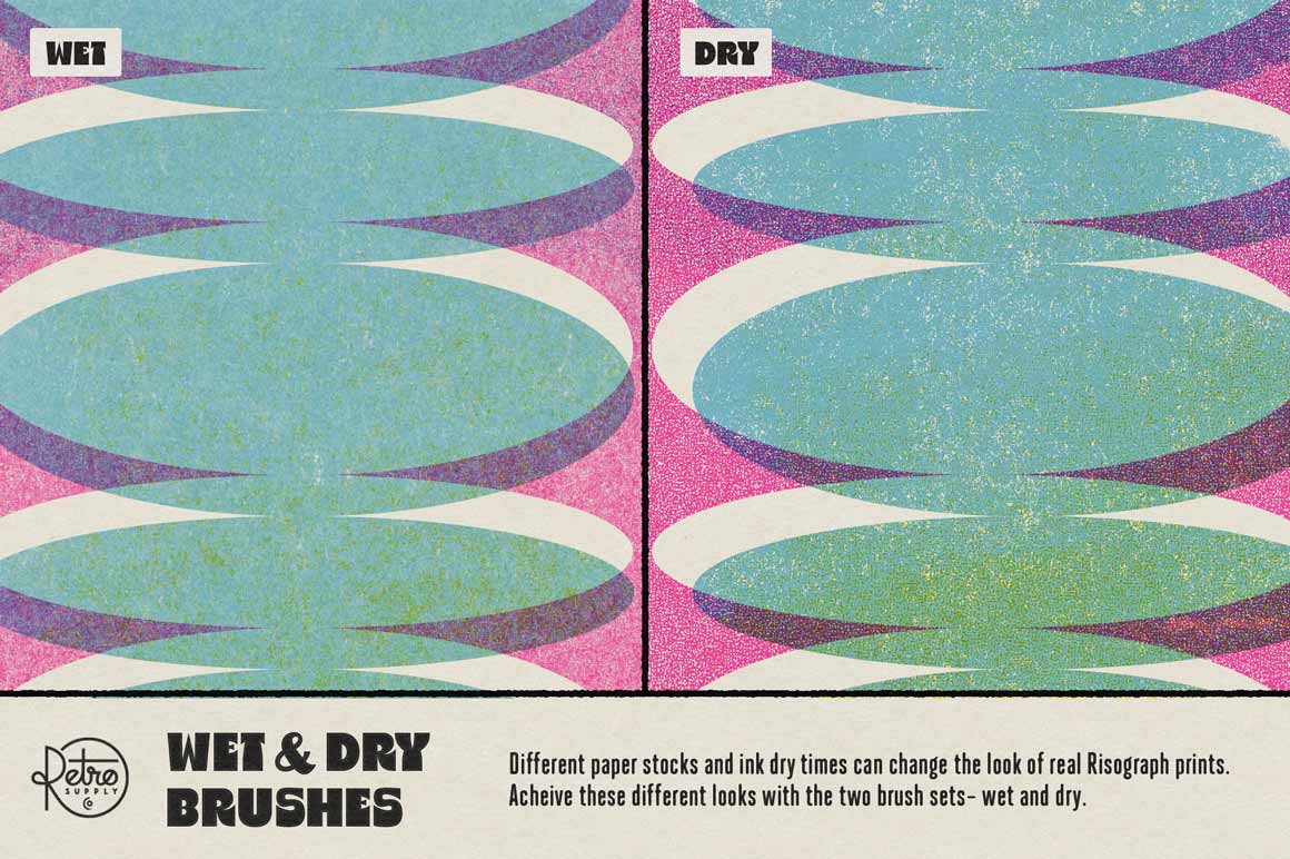 RISOGRAPH BRUSH AND TEXTURE KIT FOR PHOTOSHOP - GenZ Academy