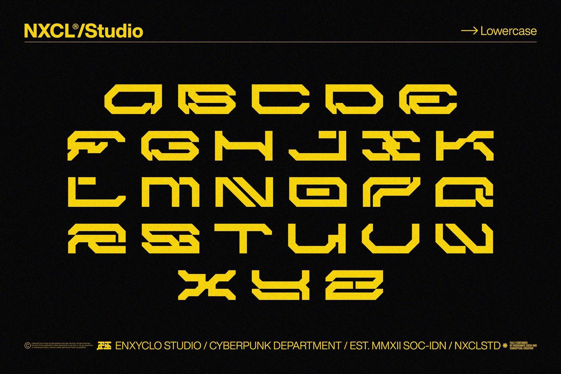 NCL BRAYQOSE - CYBERPUNK FUTURISTIC MECHA FONT - GenZ Academy