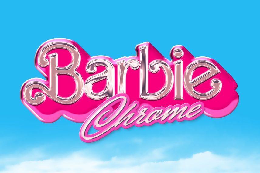 Barbie Chrome Text Effect - GenZ Academy