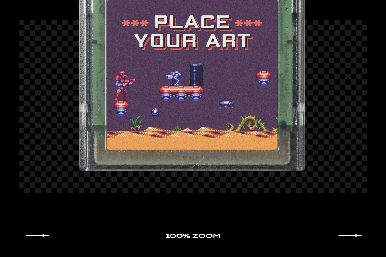 Game Cartridge Mockup Bundle Retro Template - GenZ Academy