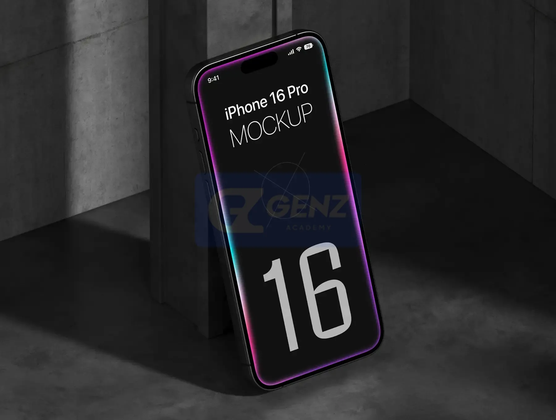 20 iPhone 16 Pro Mockups Vol.01 - GenZ Academy